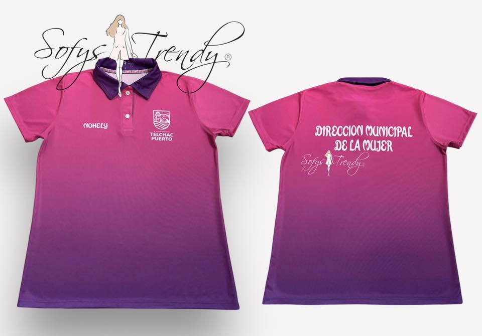 Polo Degradado Dos Colores Logotipo – Sofys Trendy