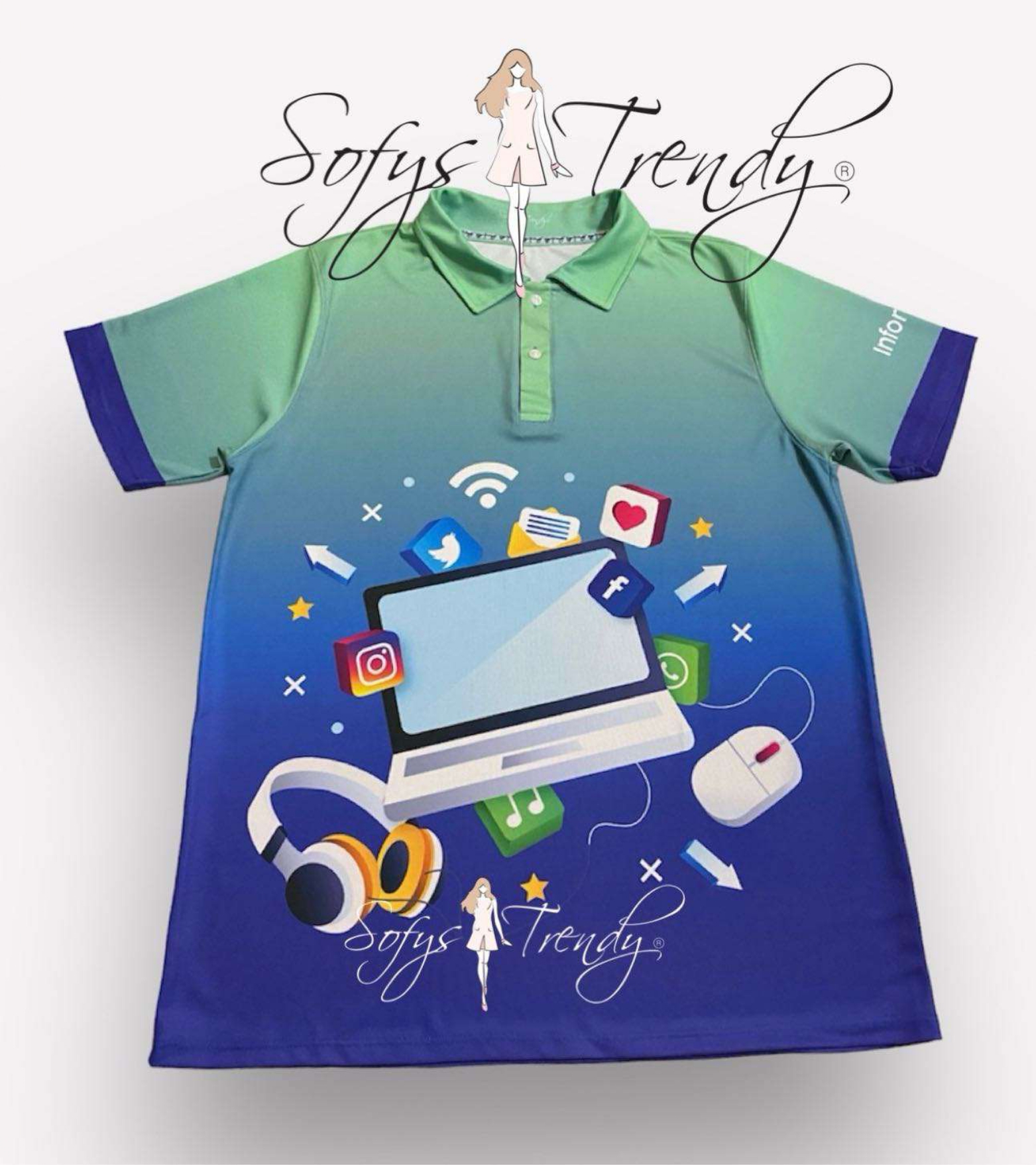 Polo Computadora Redes Sociales – Sofys Trendy