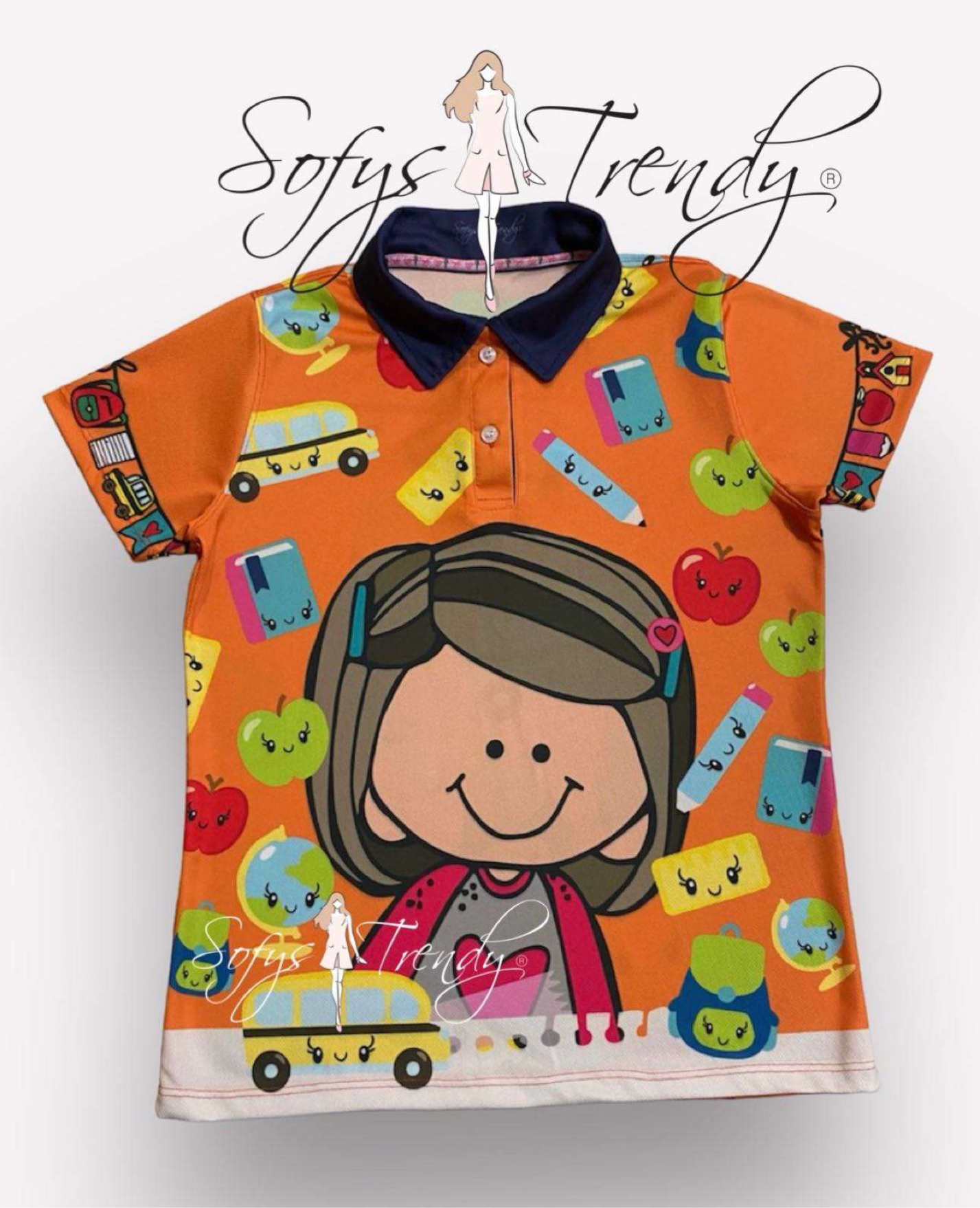 Polo Maestra Preescolar Accesorios – Sofys Trendy