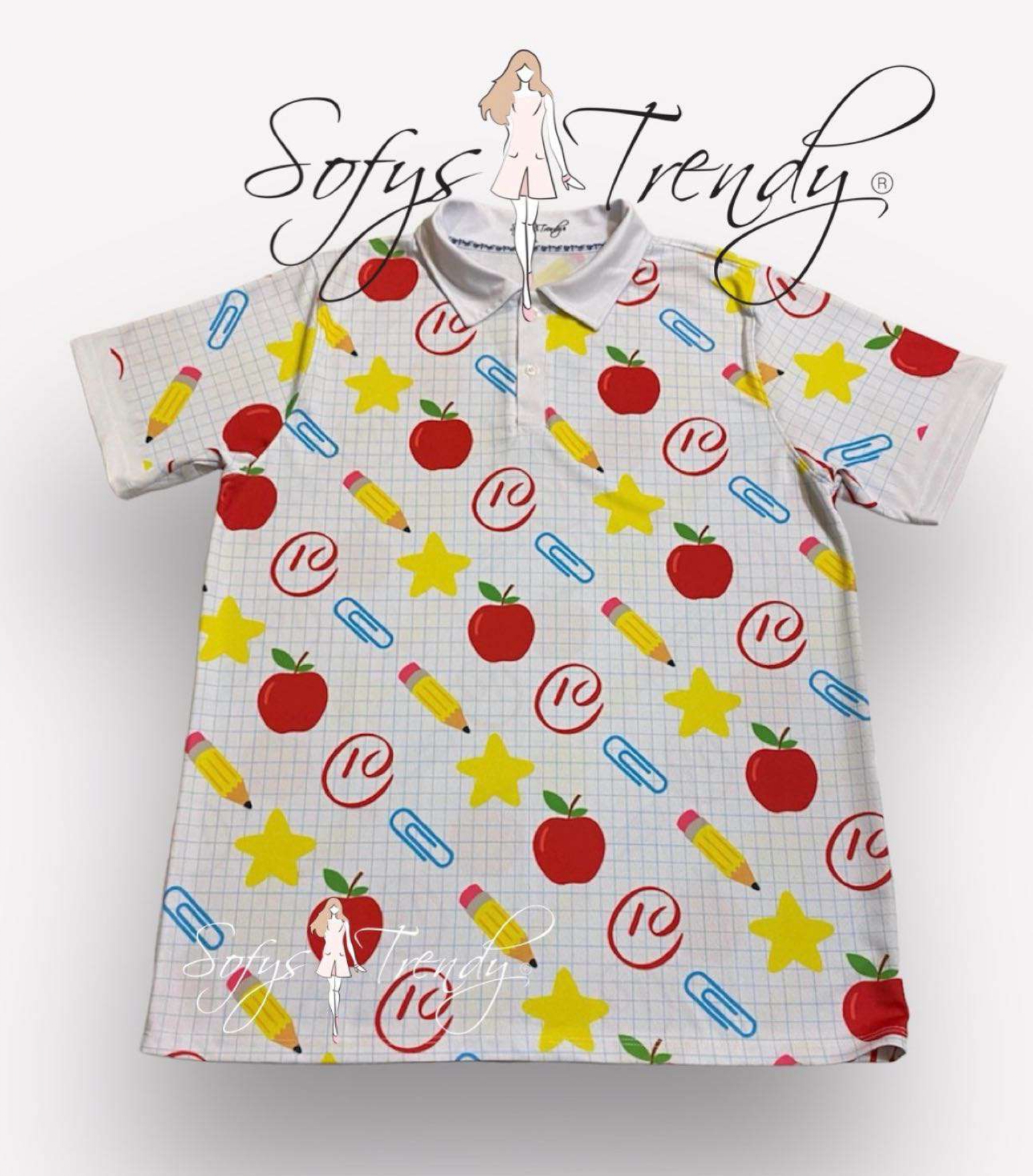 Polo Manzana Estrella Lápiz Clip – Sofys Trendy