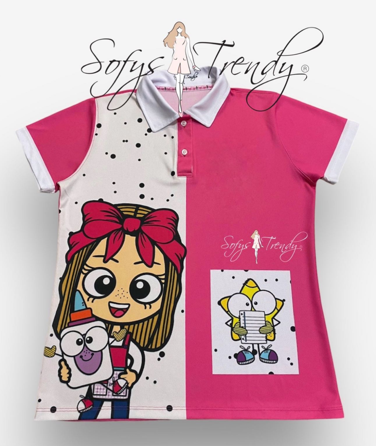 Polo Maestra Pegamento – Sofys Trendy