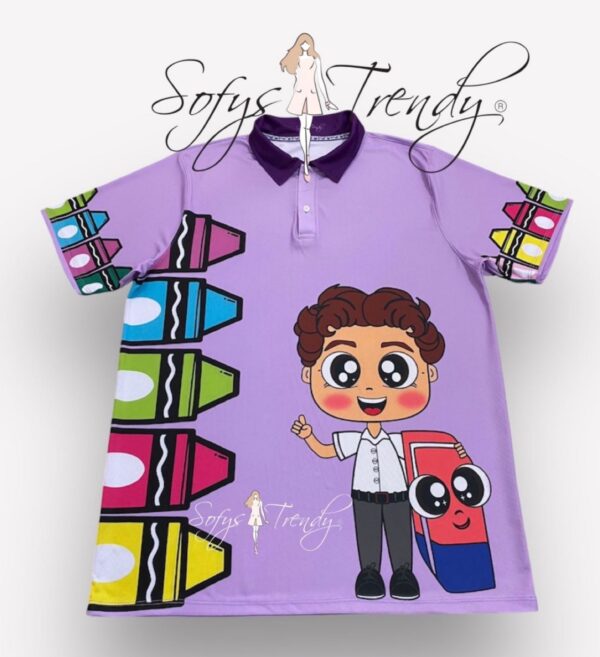 Polo Crayolas Verticales – Sofys Trendy