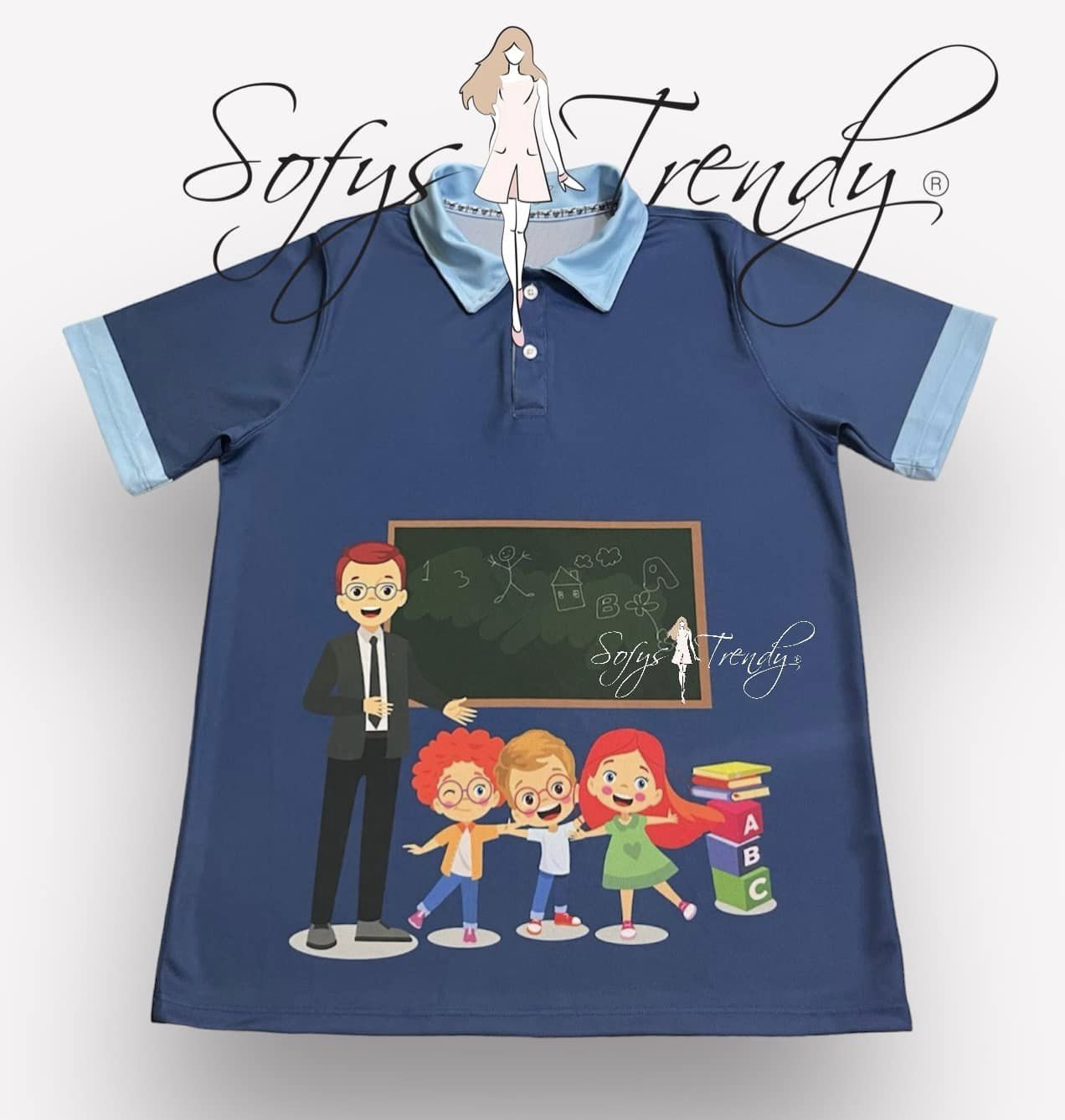 Polo Maestro Pizarra Niños – Sofys Trendy