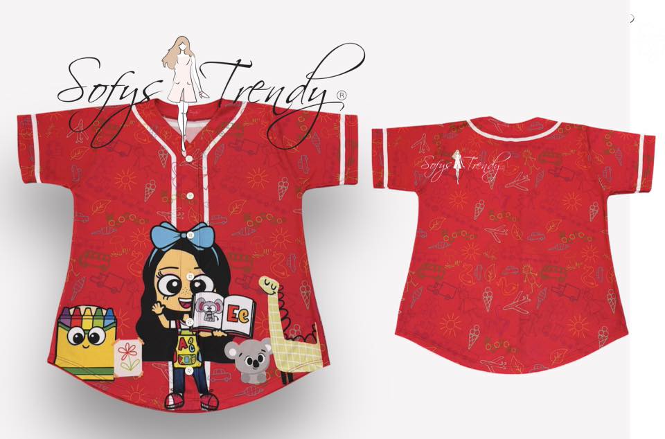 Jersey Maestra Dibujos Libro – Sofys Trendy