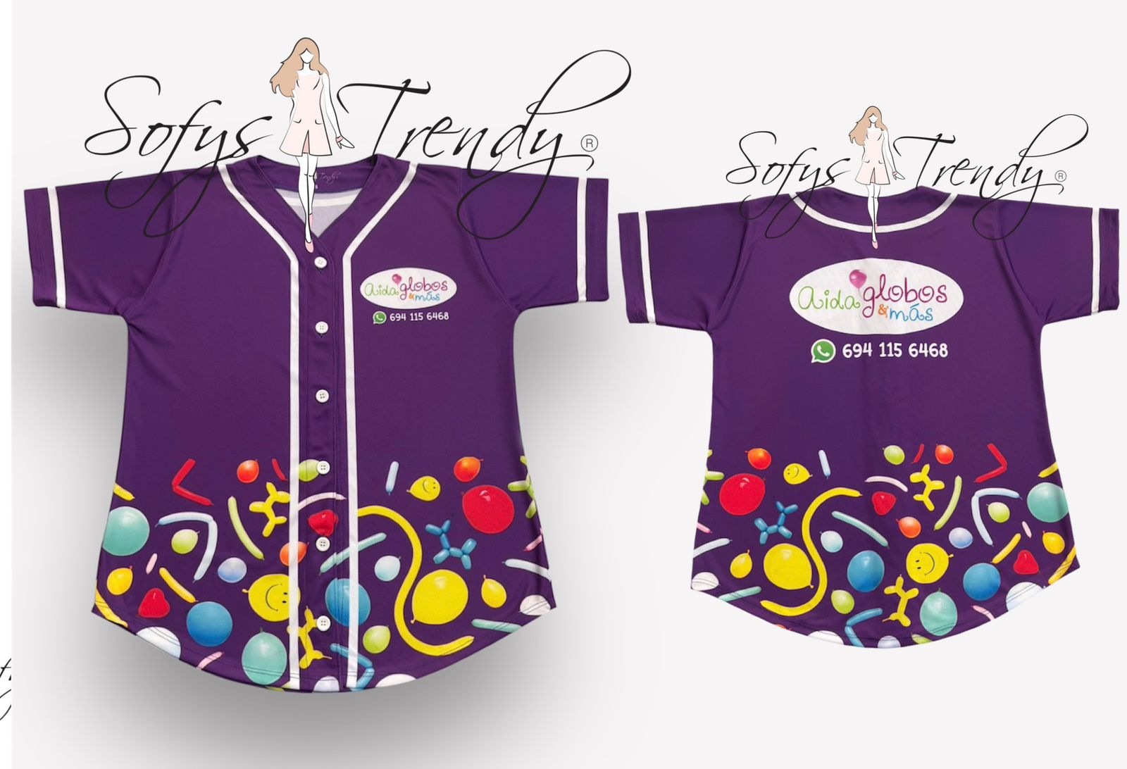 Jersey Globos Personalizado – Sofys Trendy