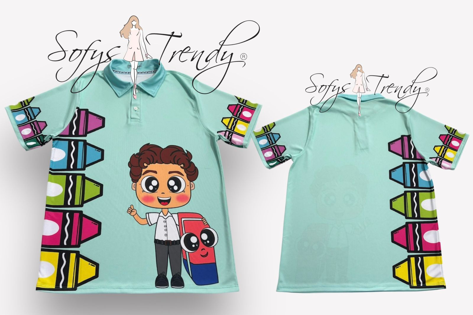 Polo Maestro Crayolas Verticales – Sofys Trendy